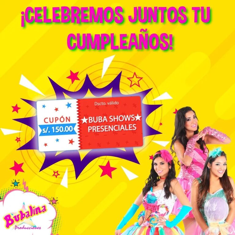 Promociones Fiestas Infantiles | Bubalina Producciones: Shows Infantiles